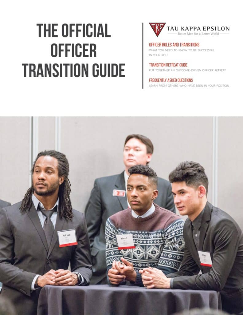 TKE Releases Official Officer Transition Guide - Tau Kappa Epsilon ...