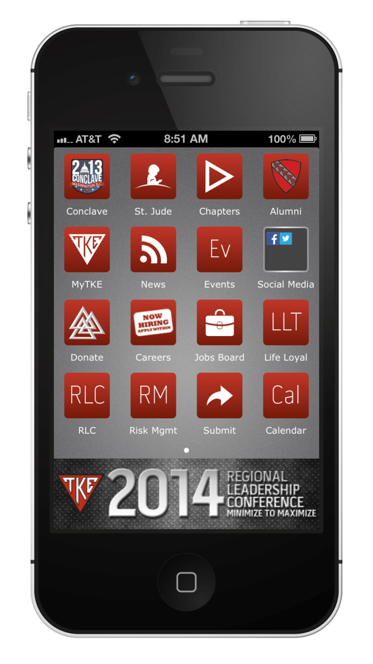 TKE Announces Phone Application - Tau Kappa Epsilon Fraternity